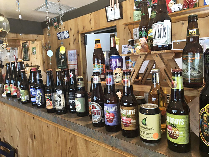 Local microbrews complement the barbecue perfectly, because great food deserves equally great liquid accompaniment.