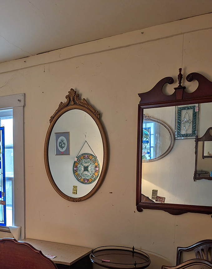 Mirrors don't just reflect &ndash; they remember. These ornate frames have witnessed decades of hopeful glances and straightened ties.