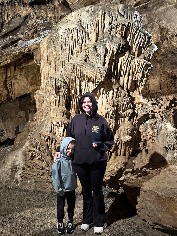 Cave exploration creates perfect family bonding moments, where wonder transcends age and everyone becomes an excited explorer.