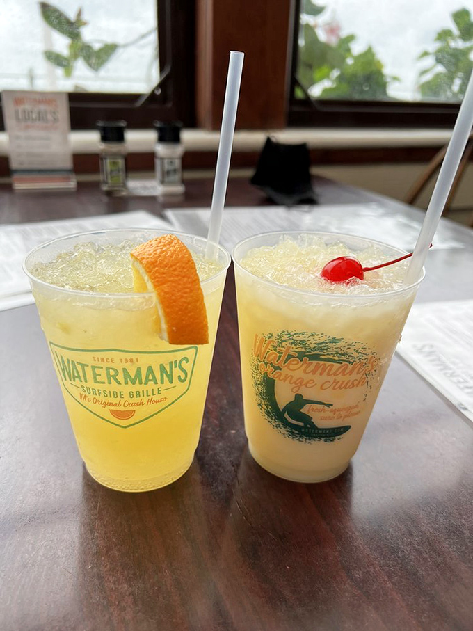 Orange Crushes: sunshine in a glass. These aren't just cocktails; they're Virginia Beach's liquid handshake.