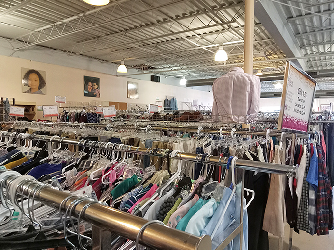 Rack after glorious rack of possibilities. Each hanger holds not just clothing, but potential new chapters in your personal style story.