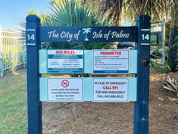 Rules of the Isle&mdash;where dogs, emergencies, and smoking all have their designated times and places, maintaining paradise for everyone to enjoy.