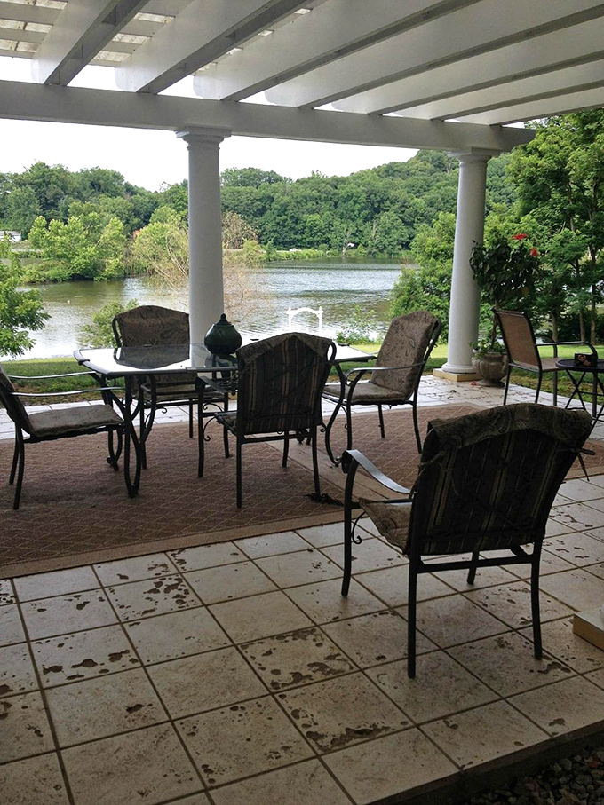 Imagine sipping your morning coffee here, watching herons glide across the water. Nature and comfort in perfect harmony.