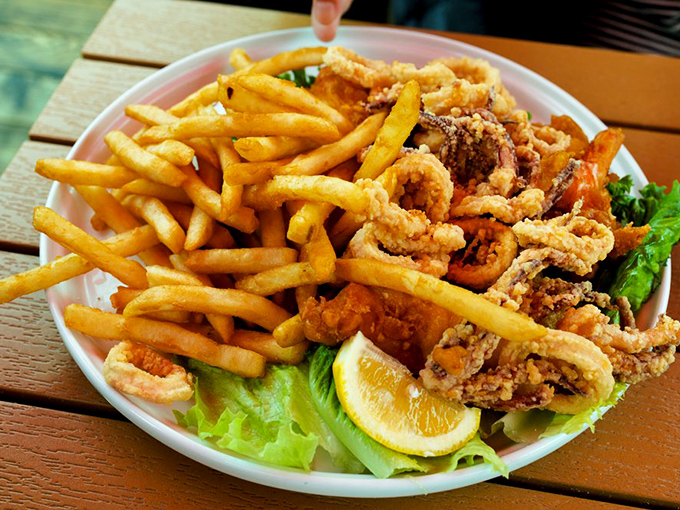 The seafood platter that answers the eternal question: "Why choose one when you can have it all?"