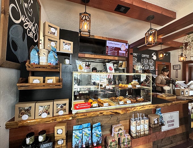 Behind every great cafe is a counter of delicious possibilities. The pastry case is where good intentions about "just having coffee" go to die.