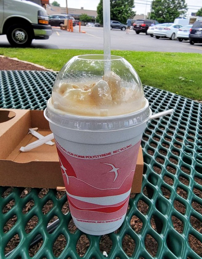 The root beer float: where creamy vanilla ice cream meets fizzy root beer in a dance as old as time. Summer in a cup.