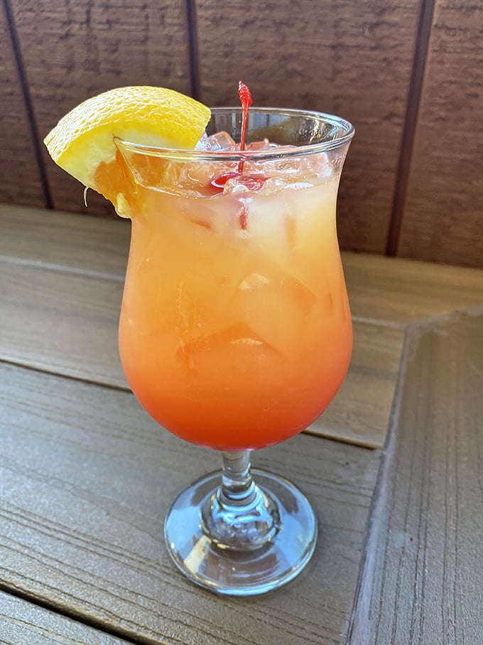 A sunset in a glass. This rum punch isn't just a drink&mdash;it's a tropical vacation without the TSA pat-down.
