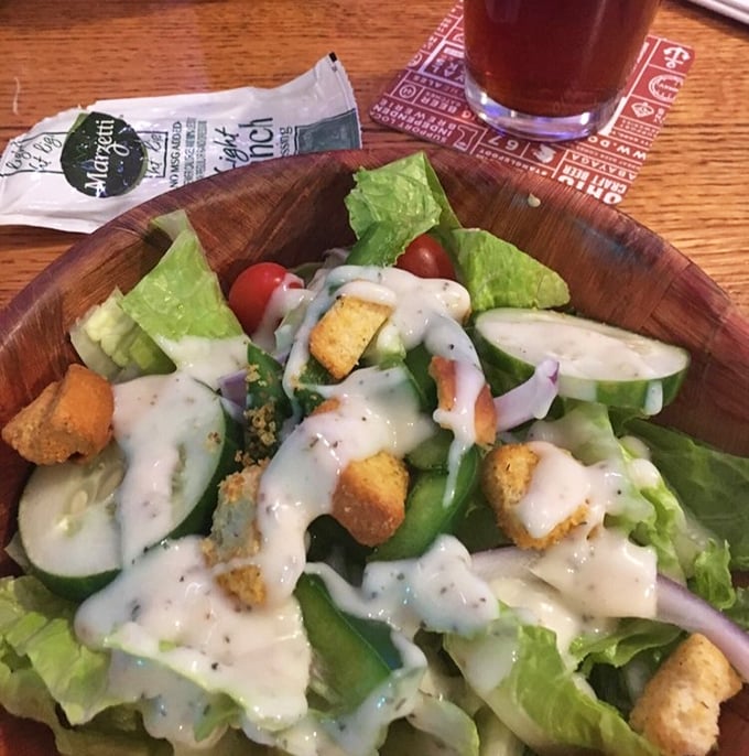 Fresh salads that remind you there's life beyond fried foods, though we won't judge your choices.
