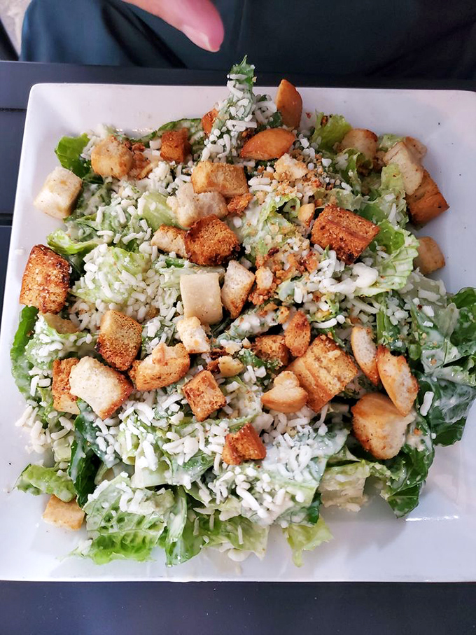 A salad that doesn't apologize for being a salad&mdash;crisp, abundant, and proving that vegetables can party too.