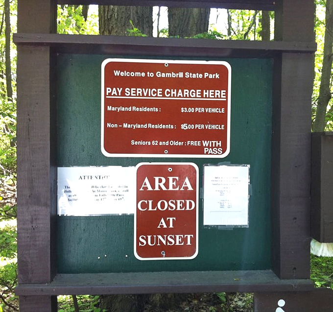 The admission price board&mdash;proof that some of life's most spectacular views still cost less than a fancy coffee drink.