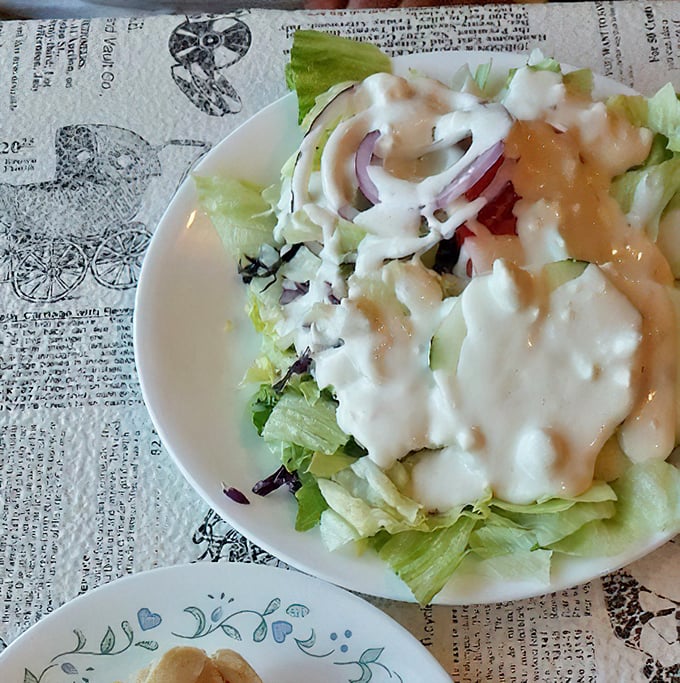 A side salad that knows its role&mdash;the opening act that sets the stage without stealing the spotlight from the headlining entr&eacute;e.