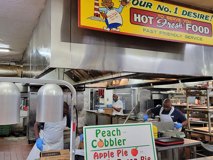 Behind every great Southern institution is a kitchen crew that moves with the precision of a NASCAR pit team and the wisdom of generations.