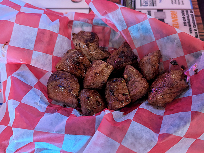These steak bites aren't playing hard to get&mdash;they're playing impossible to forget, with a smokiness that lingers in your memory long after the plate is clean.