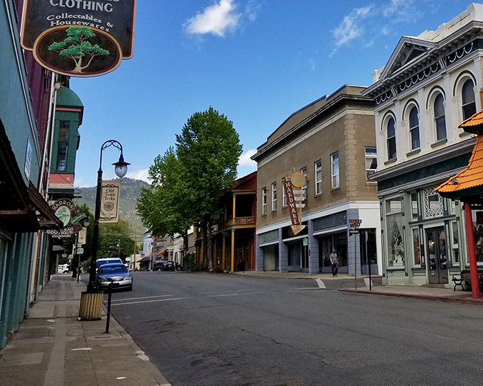 Downtown Yreka's rainbow of storefronts houses everything from antique shops to modern boutiques. Window shopping here is like flipping through California's colorful history.