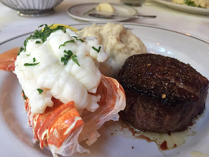 The ultimate compromise for those in culinary custody battles&mdash;surf and turf that proves land and sea can coexist in delicious harmony.