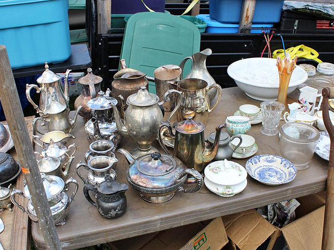 Silver teapots and delicate china that could star in their own period drama. Downton Abbey called&mdash;they'd like their tea service back.