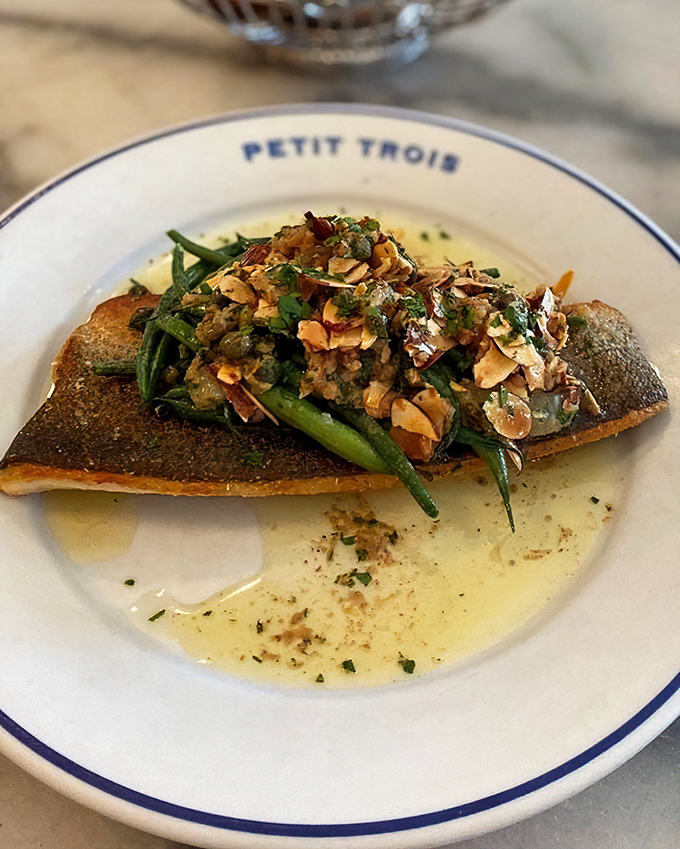 This perfectly seared trout with green beans and almonds proves that simplicity, when executed flawlessly, creates the most memorable meals. French cooking at its essence.