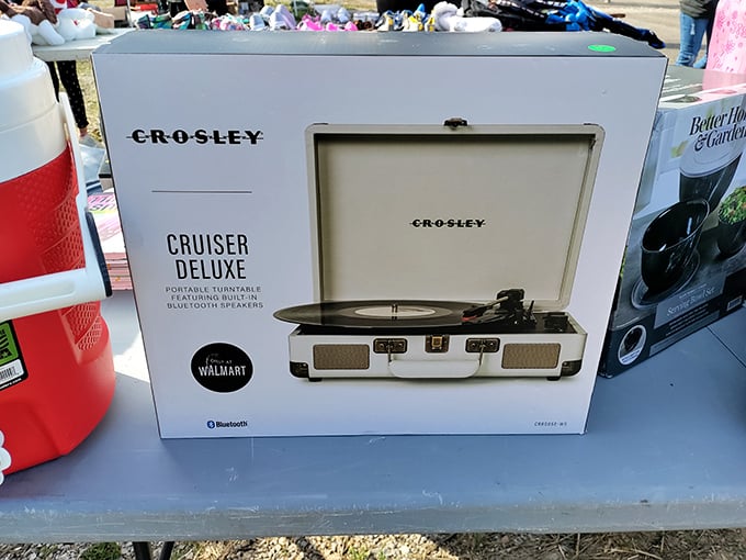 Modern turntables meet vintage vinyl dreams, proving some classics never go out of style completely.