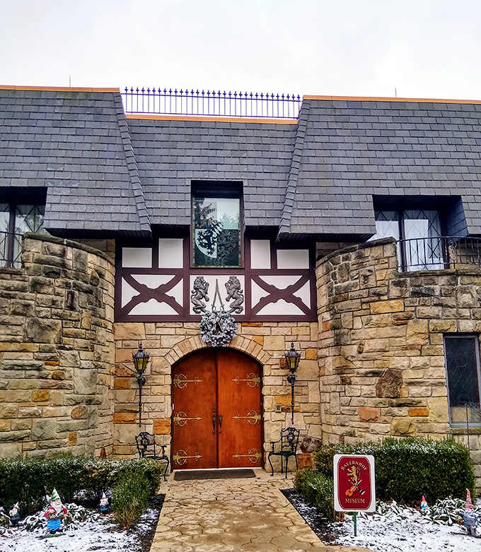 The Bayernhof Museum's fairy-tale entrance looks plucked from a German storybook. Secret passages and music machines await inside!