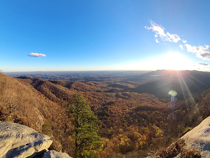 Caesar's Head State Park: Standing at this overlook feels like you've discovered the edge of the world &ndash; with three states spread out below.