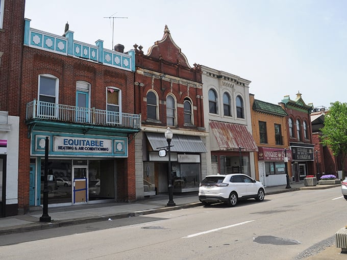 Charleroi's brick buildings have witnessed generations come and go, while housing prices remain refreshingly stuck in the past.