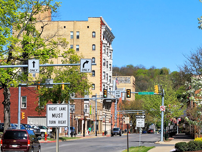 Clearfield's quaint downtown offers a mix of historic and modern buildings where retirees find affordable living with small-town hospitality.