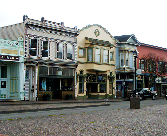 This classic brick building in downtown Eureka has stood through generations, much like your retirement plans when you live somewhere affordable.