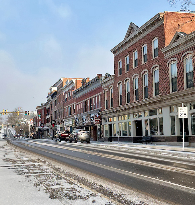 Frostburg's historic downtown features brick buildings with character to spare. Like stepping into a time machine without the complicated controls!