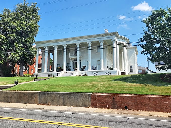The imposing Hay House truly earns its nickname "Palace of the South" with its grand Italian Renaissance styling.