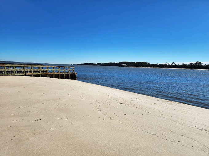Indian Pass offers that rare combination—a beach that looks good without trying, like Sam Elliott in literally anything.