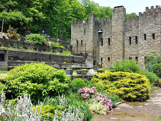 Medieval meets Midwest in this stone fortress that proves every neighborhood deserves its own fairy tale castle.