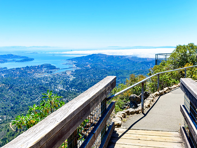 On clear days, you can see forever&mdash;or at least to San Francisco and beyond from this heavenly perch.