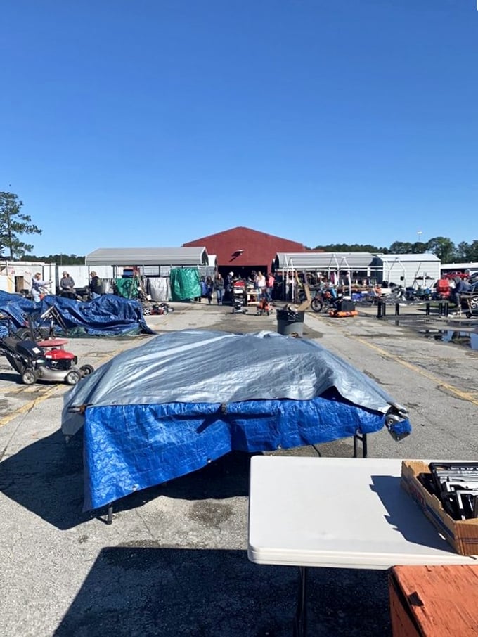 Pecan Park's outdoor vendor spaces &ndash; where Jacksonville's best deals bask in the Florida sunshine.