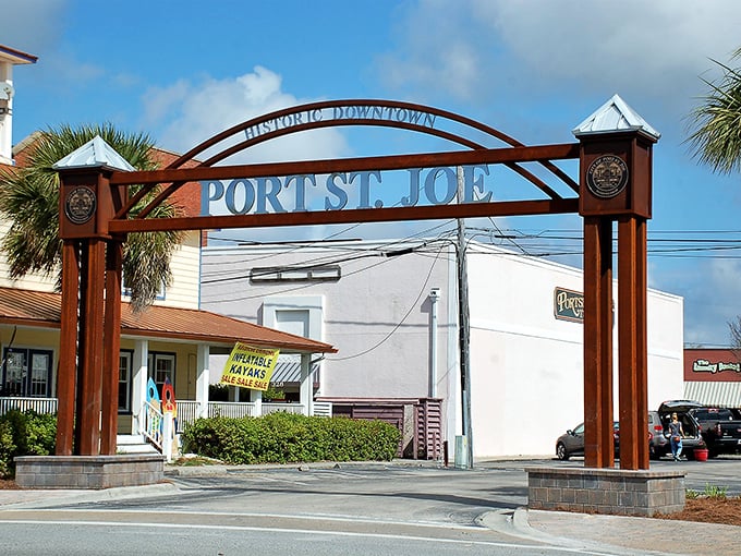 That welcoming arch says it all &ndash; you're entering a slice of Old Florida where time slows to a pleasant stroll.