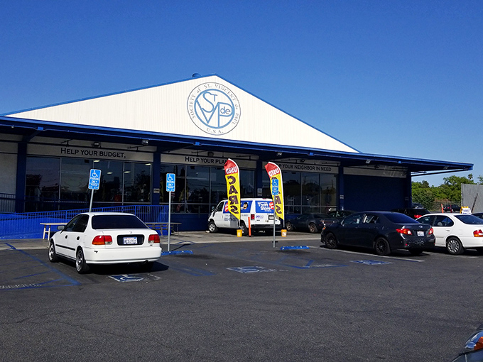 St. Vincent de Paul's unassuming exterior hides a wonderland of affordable treasures and community support.