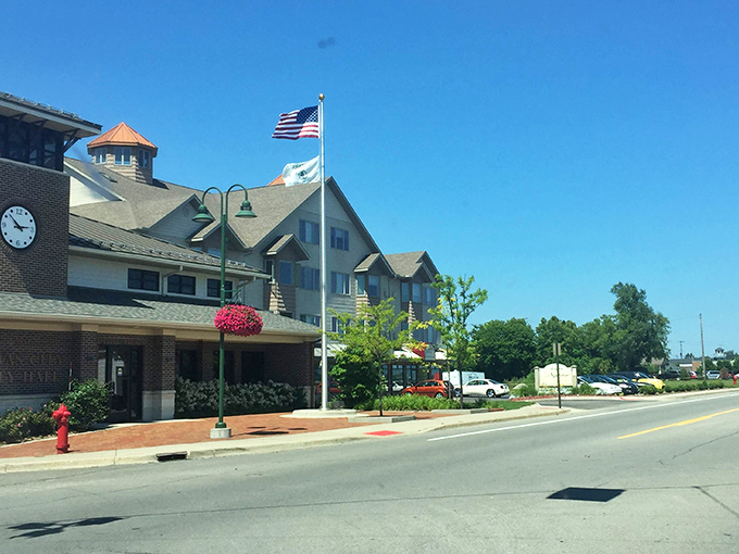 Tawas City's community center stands ready for everything from town meetings to wedding receptions with equal charm.