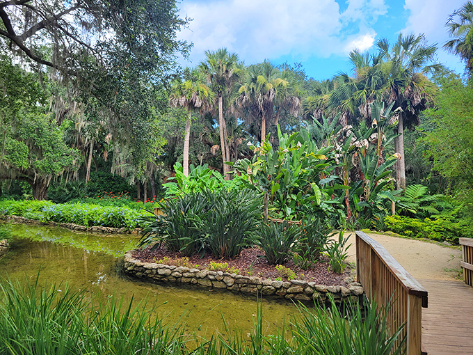 Garden of earthly delights! Washington Oaks' lush tropical landscape makes you wonder if you've stumbled into a botanical Garden of Eden.