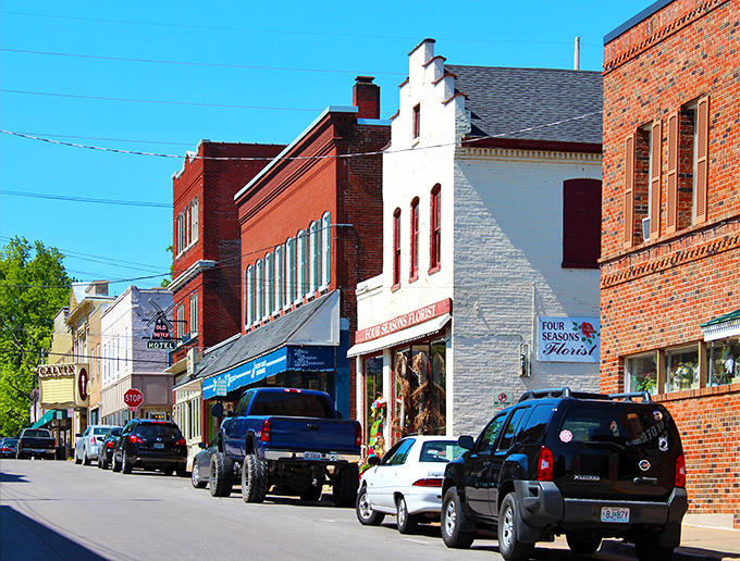 Washington's German heritage shines through architecture that blends Old World craftsmanship with Missouri River town practicality.