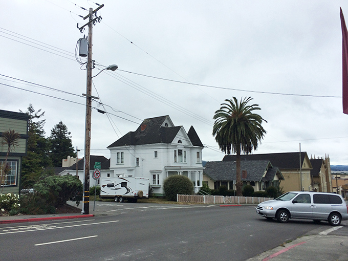 Victorian homes stand sentinel in Arcata. These architectural beauties have weathered a century of coastal fog and still look magnificent.