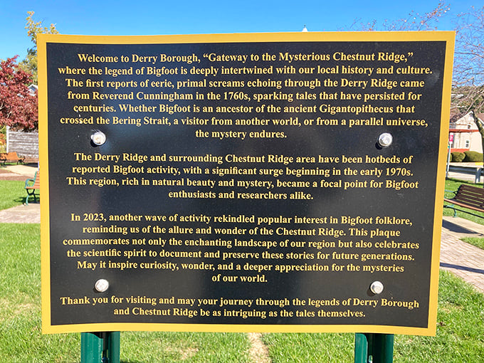 Bigfoot Statue: Looking thoughtful and surprisingly well-groomed, this wooden Bigfoot seems more philosopher than forest monster. Perhaps contemplating his legendary status?
