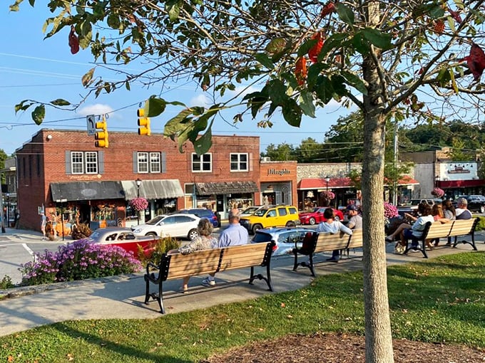Fall in Blowing Rock paints the mountains in colors so vivid you'll think Mother Nature hired a new interior decorator.