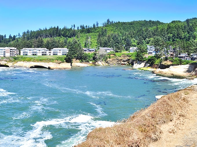 Depoe Bay: The kind of place where you can watch the sunrise with coffee, spend the day beachcombing, and still make it back for happy hour.