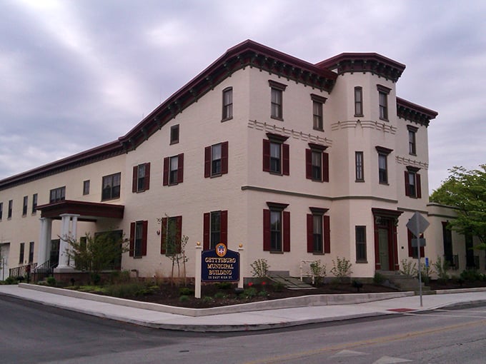 Gettysburg's classic courthouse stands as a witness to both the famous battle and centuries of everyday American life.