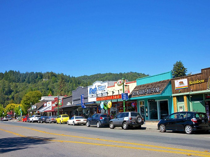 Guerneville: That 5&10 store isn't just nostalgic&mdash;it's authentic! This town preserves California's free-spirited past while making room for everyone today.