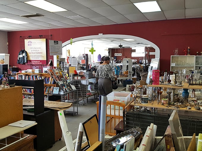 Step inside Hope House and enter a wonderland of organized chaos. Every shelf tells a story of community and second chances.