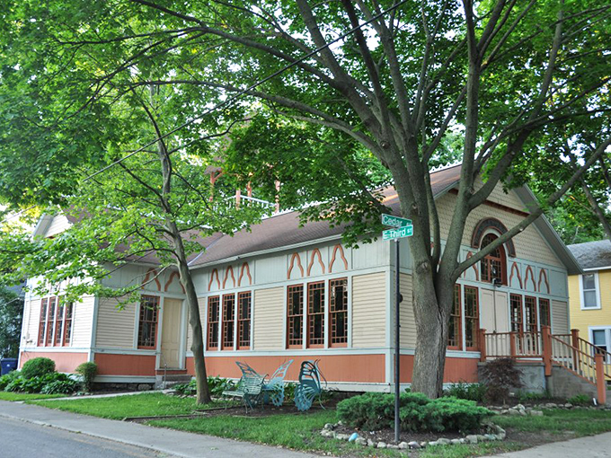 Historic church spires reach skyward, anchoring Lakeside Marblehead in both faith and tradition.