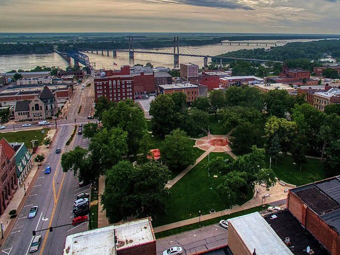 From above, Quincy reveals its perfect blend of urban planning and natural beauty&mdash;a riverside masterpiece 200 years in the making.