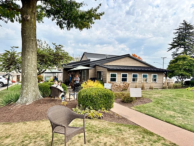 This cozy Walnut Creek gem offers outdoor seating perfect for savoring homemade soups while contemplating why you don't visit Ohio more often.