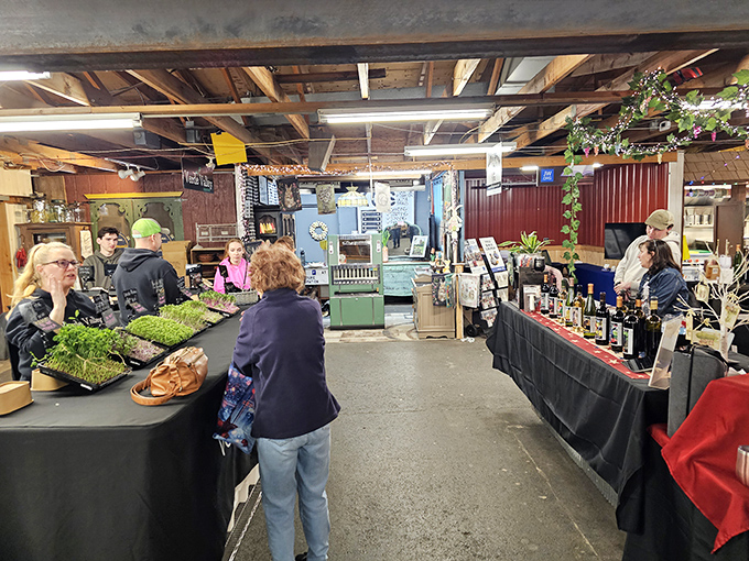 Everyday entrepreneurs spread their wares like a buffet of possibilities for the curious shopper.