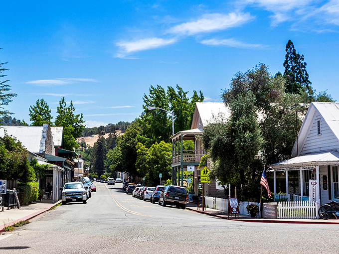 Sutter Creek maintains its Gold Rush charm with pristine historic buildings. I'm half expecting to see Mark Twain strolling down that sidewalk with a notebook.